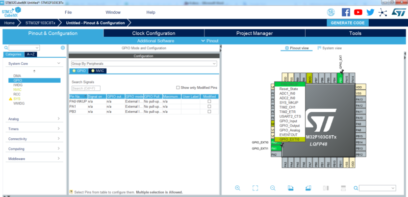 Bài 4: Lập trình Ngắt Ngoài STM32 EXTI - Khuê Nguyễn Creator