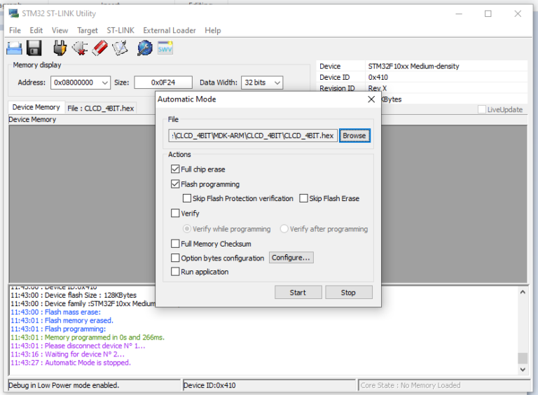 Hướng dẫn cài đặt và sử dụng ST LINK Utility từ A tới Z