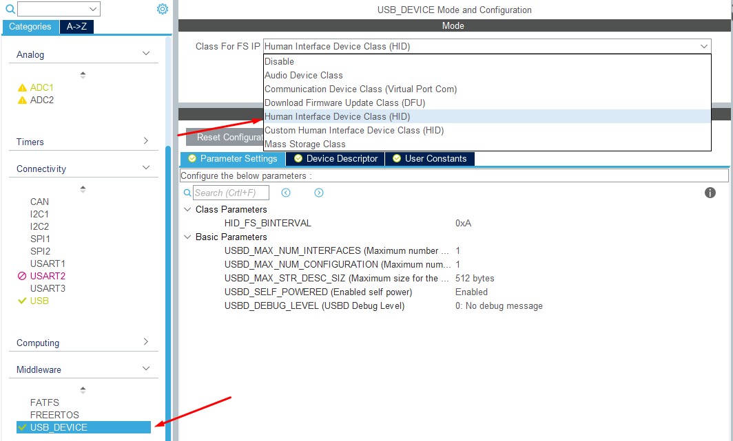 Bài 17: Lập trình STM32 USB HID chuột máy tính - Khuê Nguyễn Creator