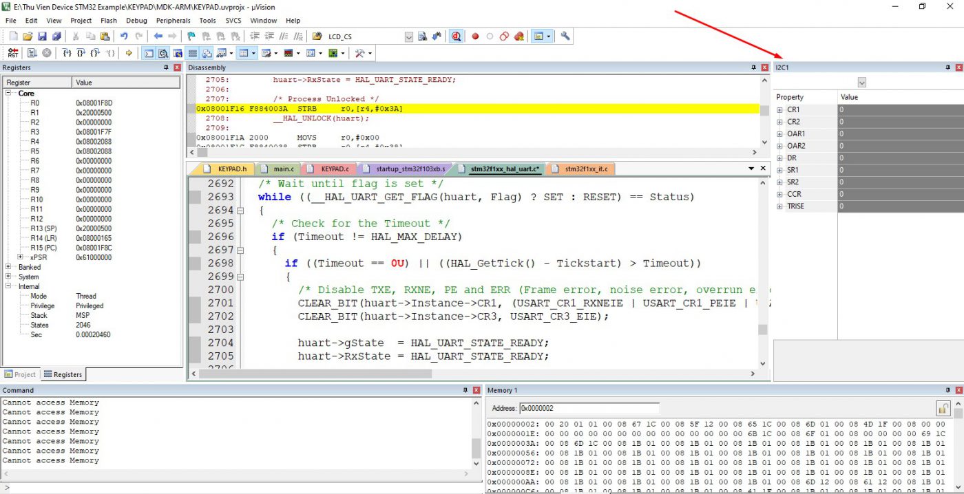 Các kĩ thuật Debug chương trình nhúng với Keil C - Khuê Nguyễn Creator