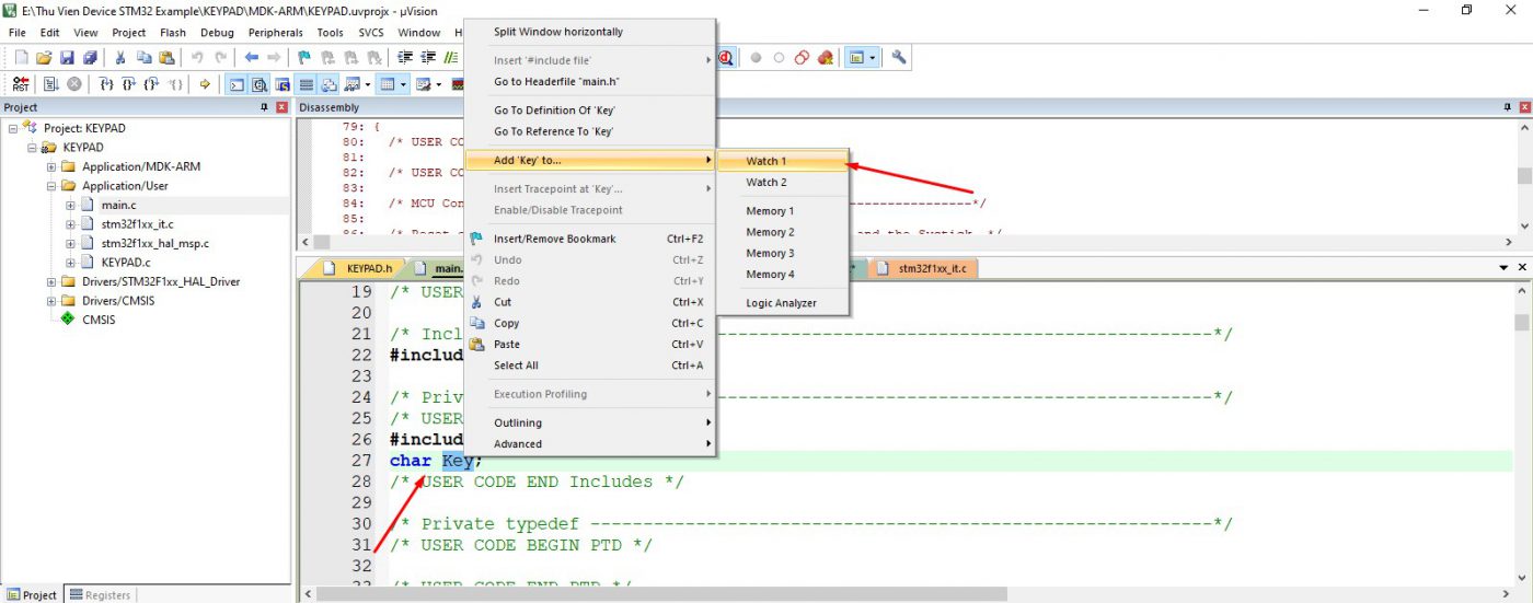 Các kĩ thuật Debug chương trình nhúng với Keil C - Khuê Nguyễn Creator