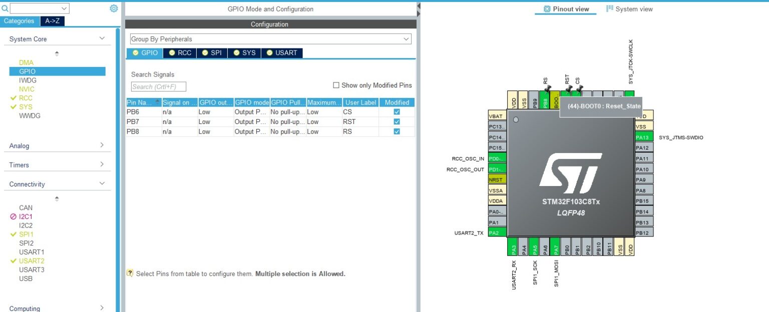 Lập trình STM32 với TFT LCD ST7735 giao thức SPI - Khuê Nguyễn Creator