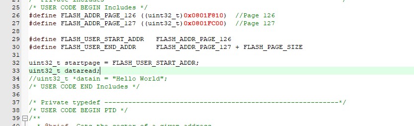 Lập trình STM32 Flash đọc, ghi và xóa dữ liệu
