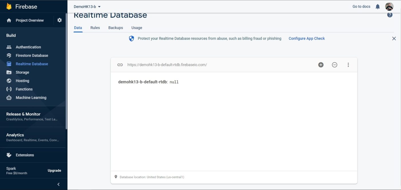 Giao tiếp với Realtime Database Firebase sử dụng ESP32 và App - Khuê ...