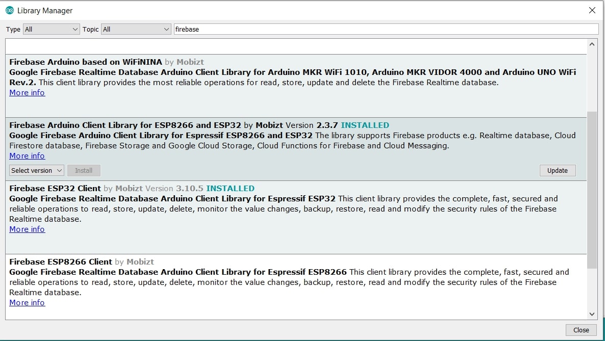 Giao tiếp với Realtime Database Firebase sử dụng ESP32 và App - Khuê ...