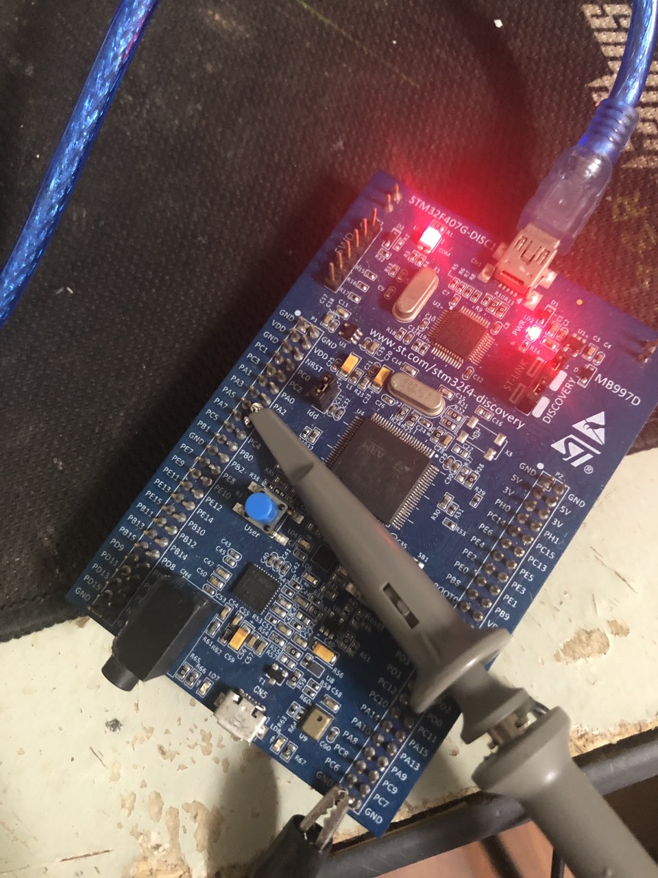 Lập trình STM32 DAC tạo sóng hình Sin trên KIT STM32F407 Discovery