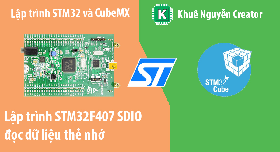 Lập trình STM32 SDIO đọc ghi dữ liệu vào thẻ nhớ SD card