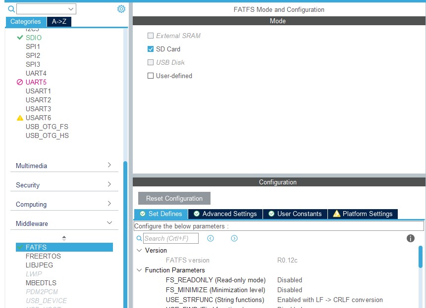 Lập trình STM32 SDIO đọc ghi dữ liệu vào thẻ nhớ SD card