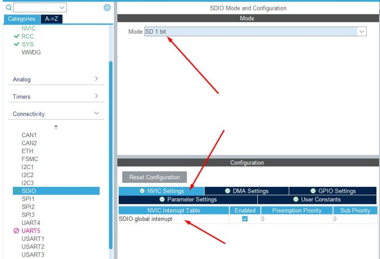 Lập trình STM32 SDIO đọc ghi dữ liệu vào thẻ nhớ SD card
